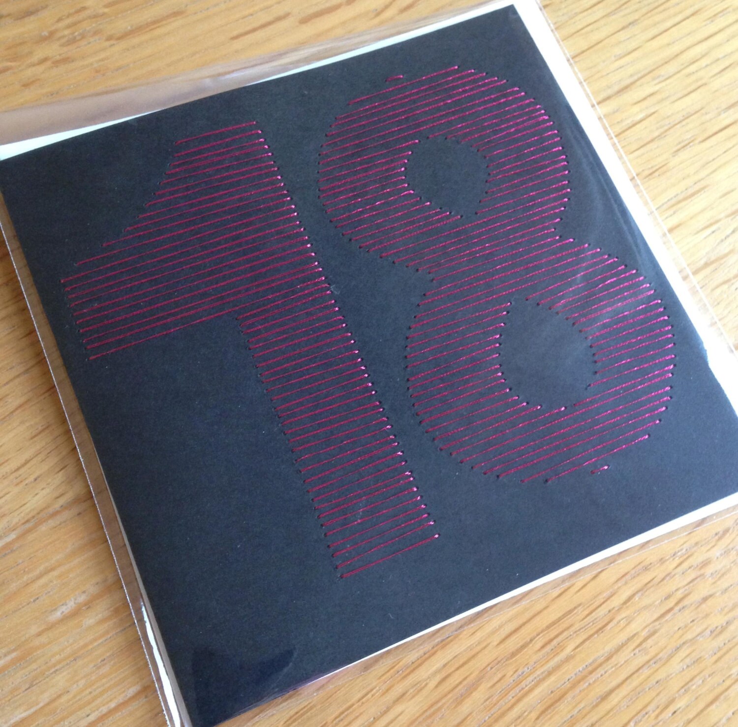 18th Birthday Card Number 18 Eighteen Handmade string | Etsy