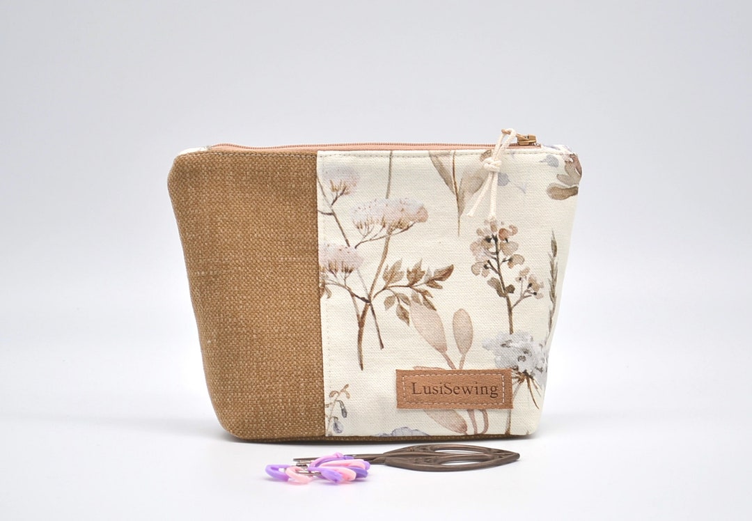 Notion Pouch Travel Storage Zipper Wedge Bag Small Project Bag One of a ...