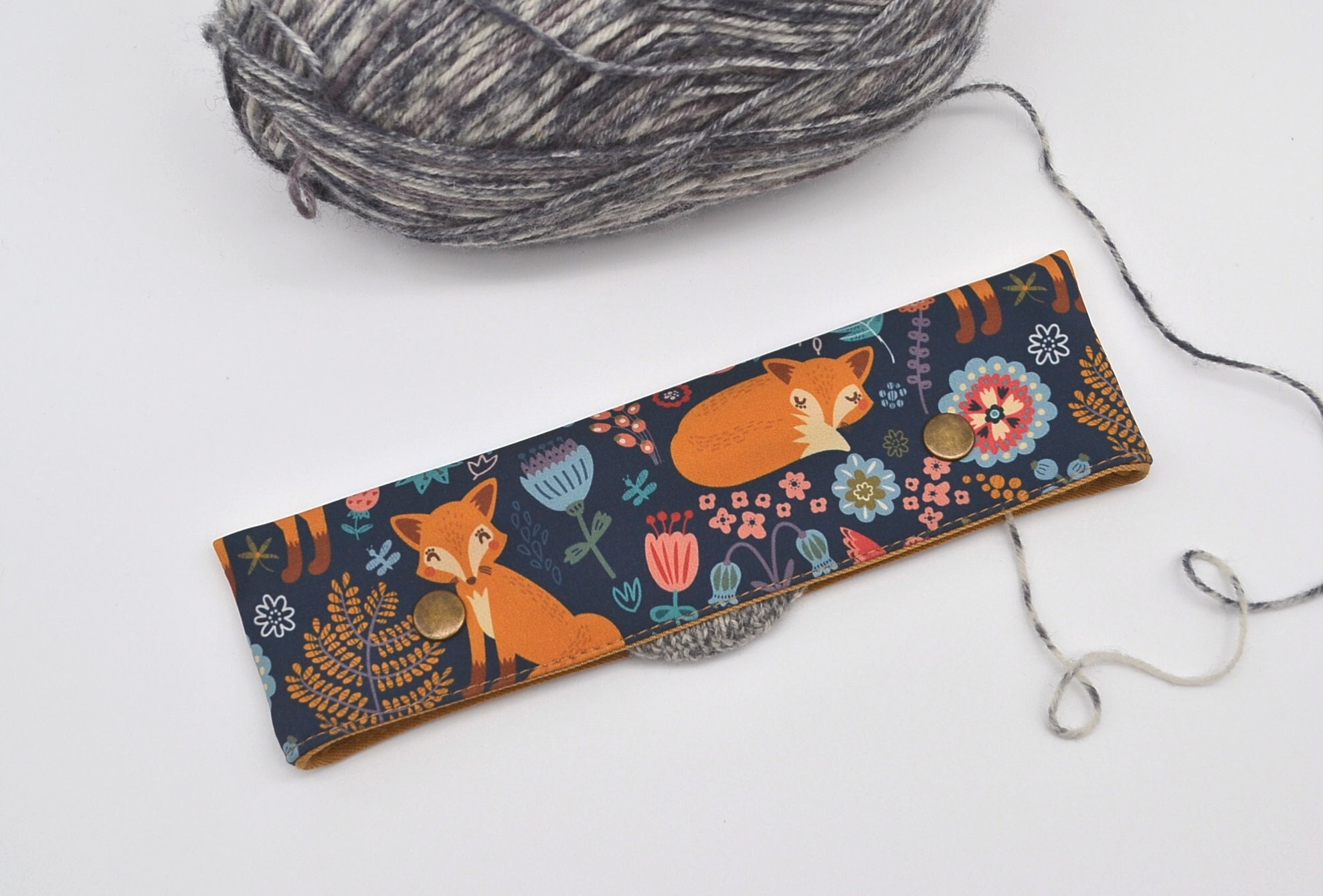 Fox DPN Holder Knit DPN Case 8 Double Point Knitting - Etsy