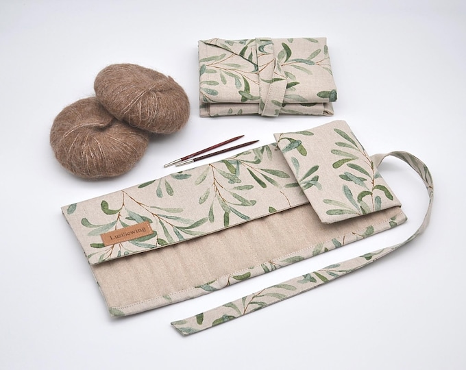 Woodland Theme Interchangeable Knitting Needles Storage Knit Needle ...