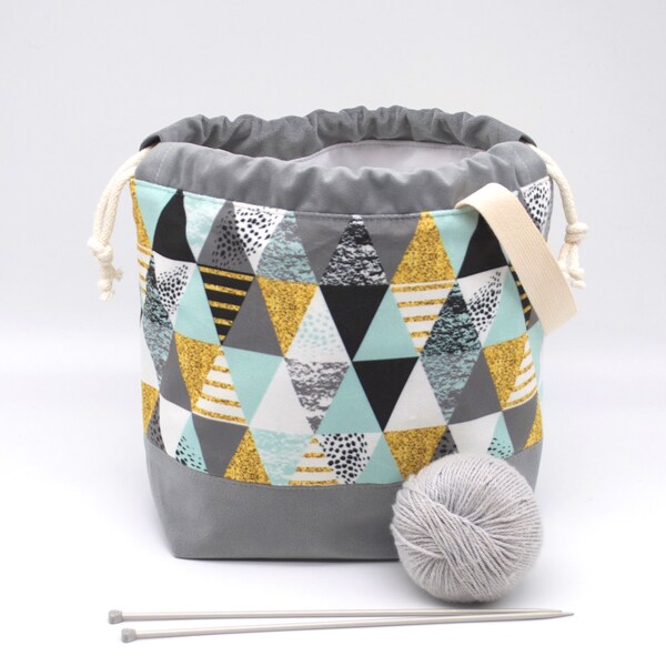 Crochet Project Bag - Etsy