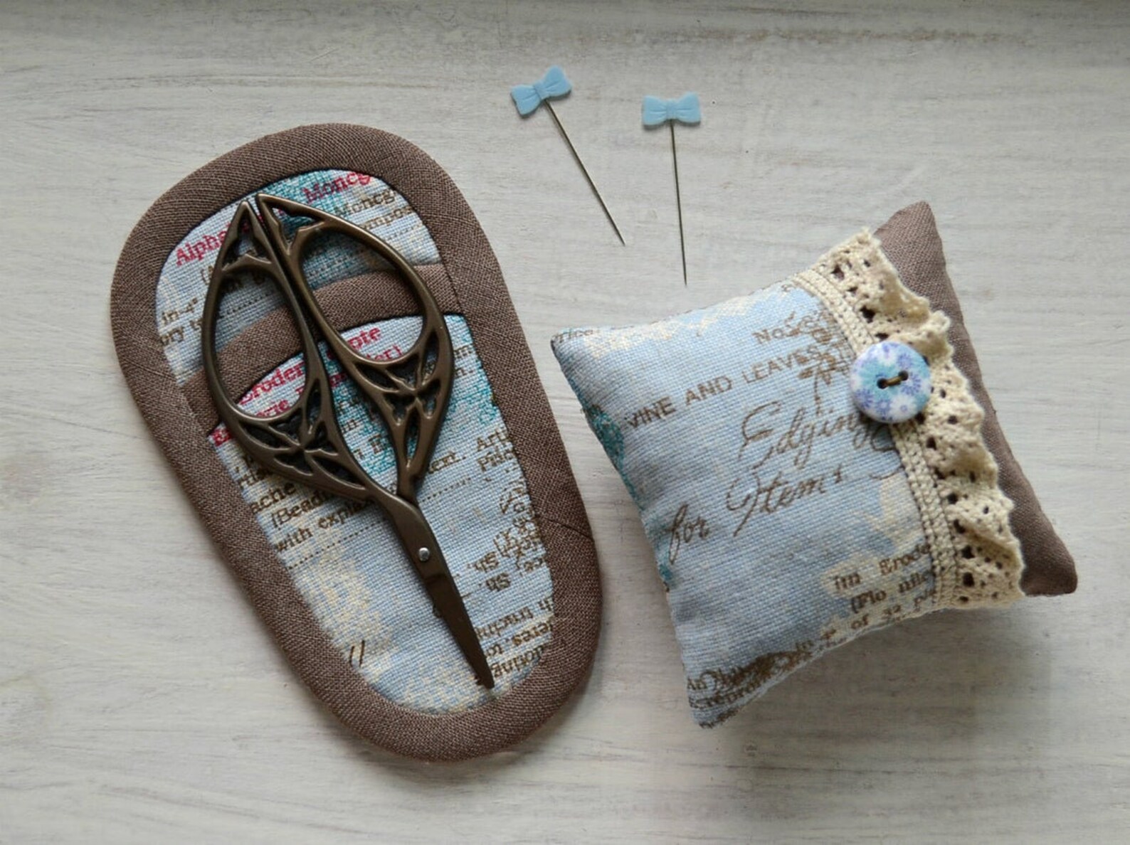 Scissor Keeper up to 4.5 Inches Long Handmade Pincushion | Etsy