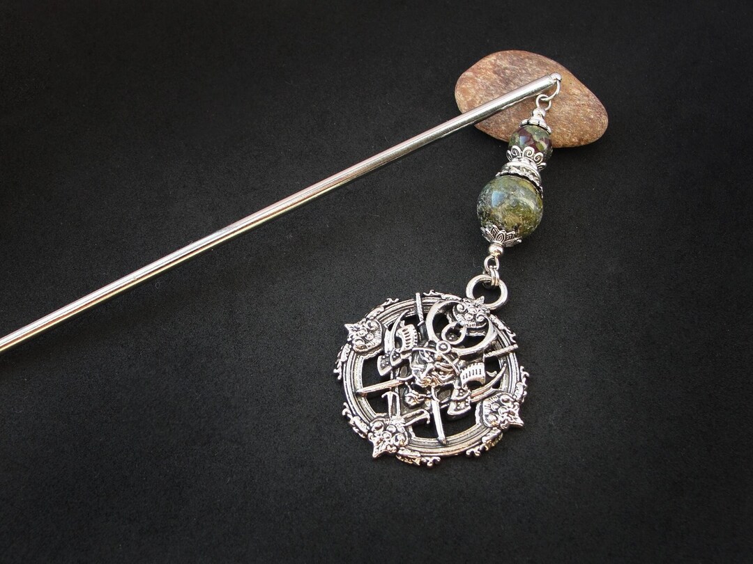 Samurai Demon Hair Stick, Japanese Hairpin - Etsy