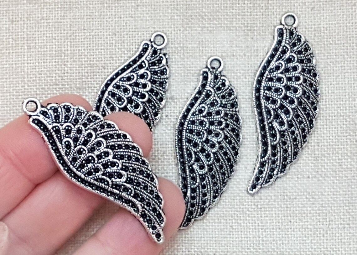 Angel Wing Pendant. Modern Style Pendant. Extra Large Pendant. - Etsy