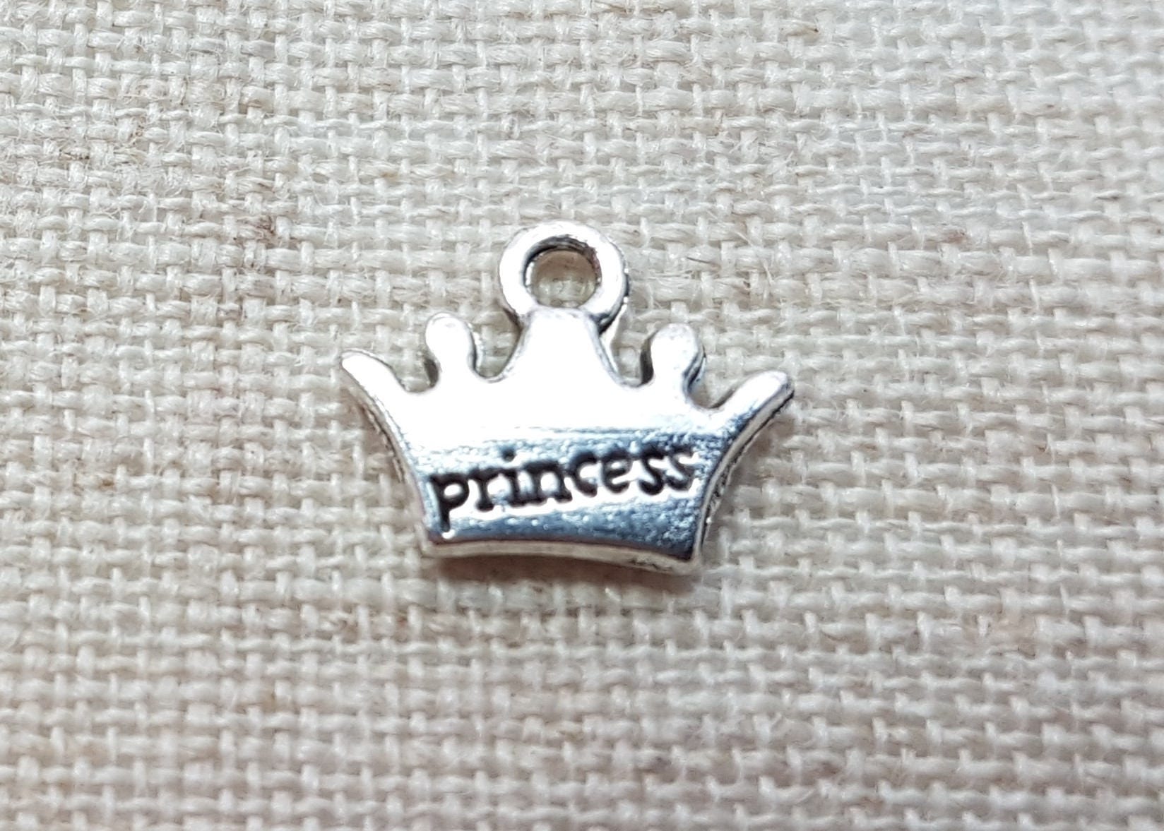 Princess Crown Charms X 5. Girls Charms. Royalty Charms. | Etsy
