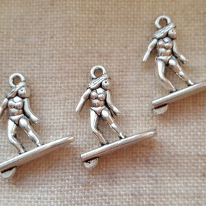 Surfer Charms X 3. Wind Surfer Charms. Surfer Dude Charms. - Etsy