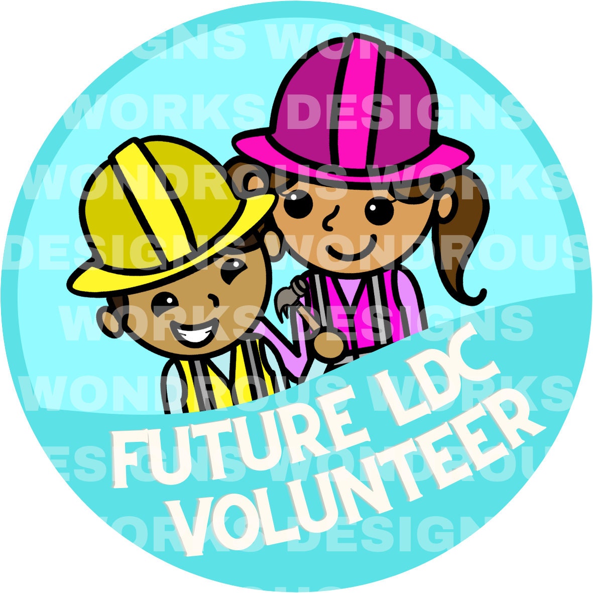 LDC - Future Volunteer - Circular Design (DIGITAL ONLY) - Etsy