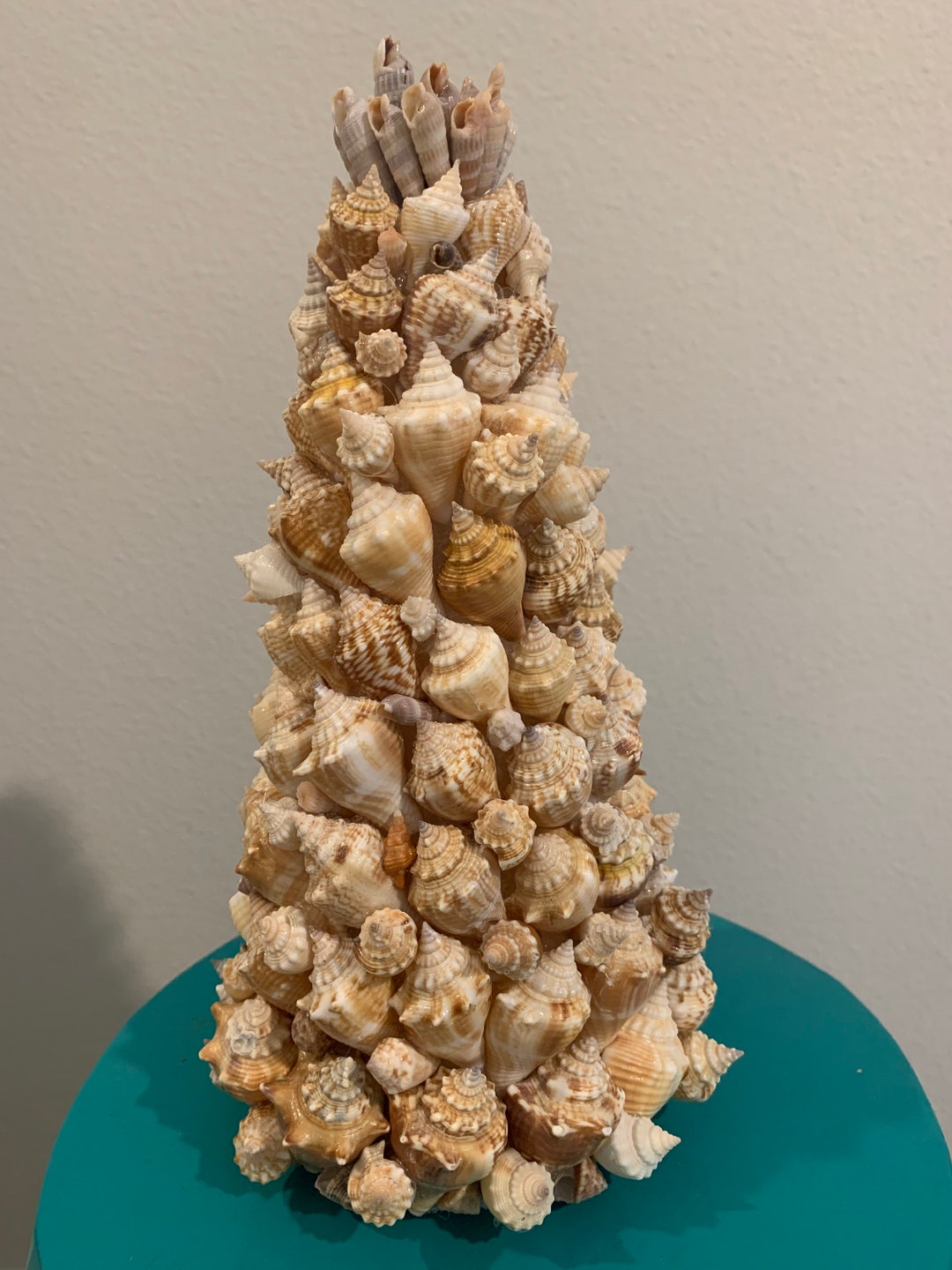Shell Cone Tree, 10 Inches, Beachy, Conch - Etsy