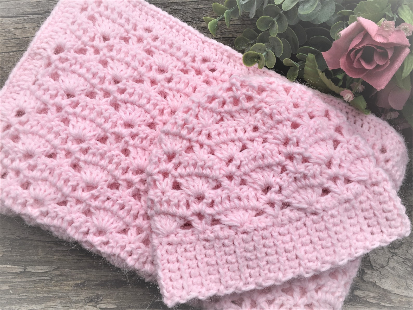 Quick and Easy Crochet Lace Blanket Pattern PDF for Reversible - Etsy
