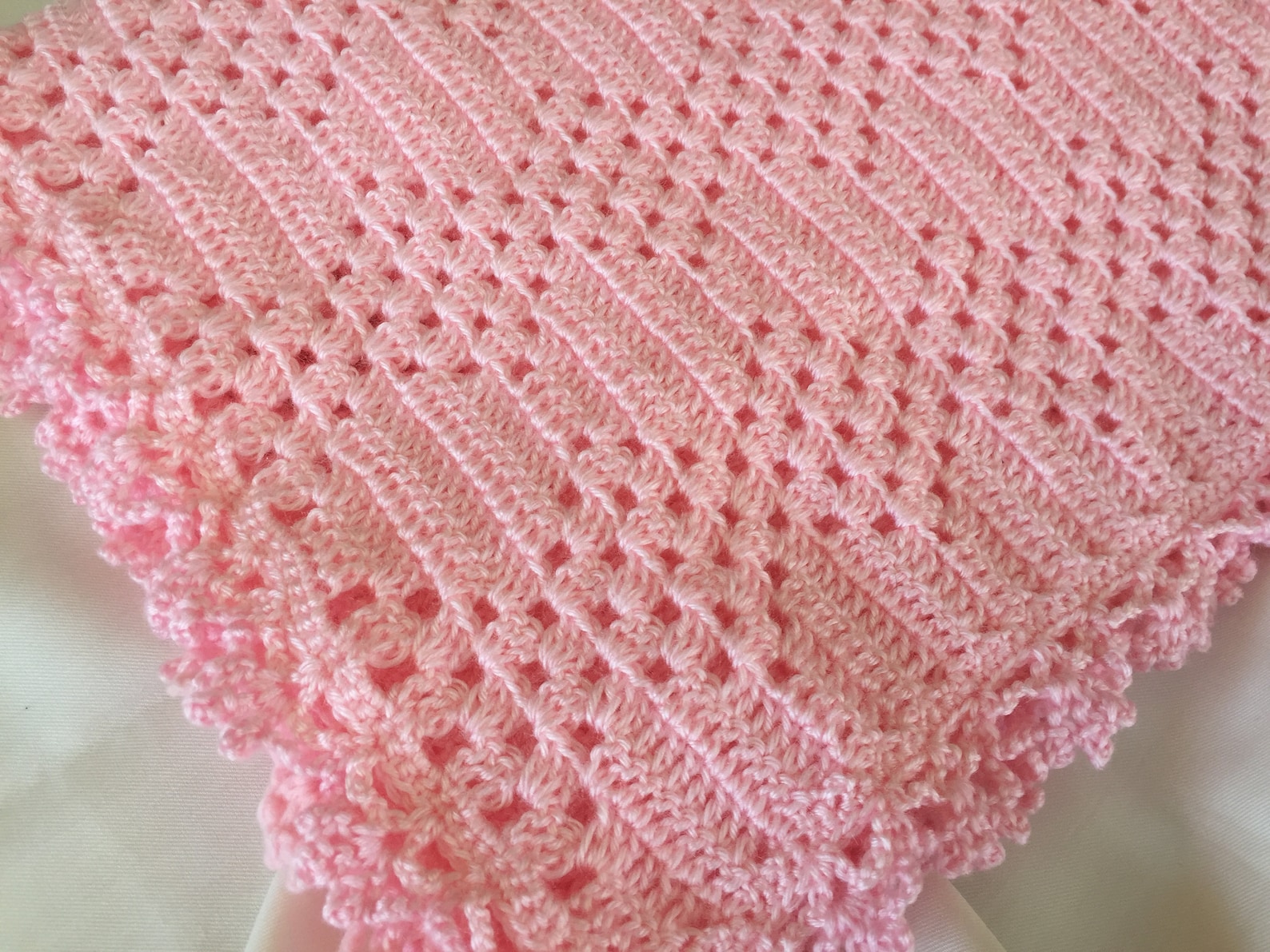 Easy Crochet Blanket Pattern PDF for Reversible Afghan - Etsy