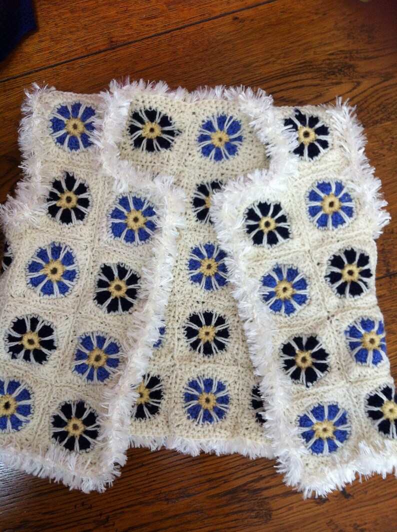 Cornflower Easy Crochet Square PDF Instant Download. Pattern | Etsy
