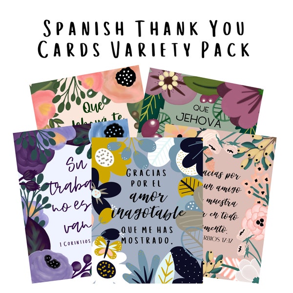 Spanish Thank You - Etsy