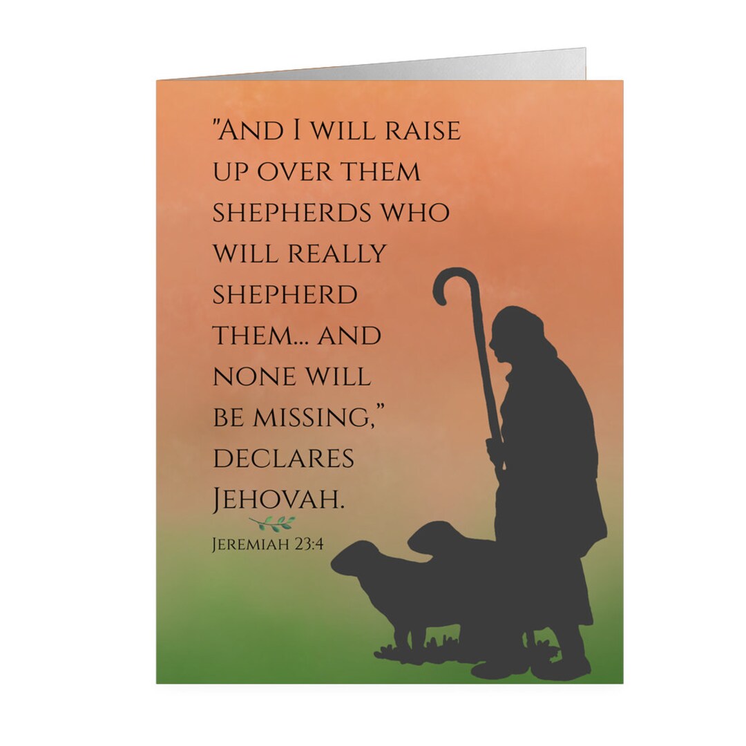 PRINTABLE PDF Real Shepherds- Thank You Card for Elders - Etsy