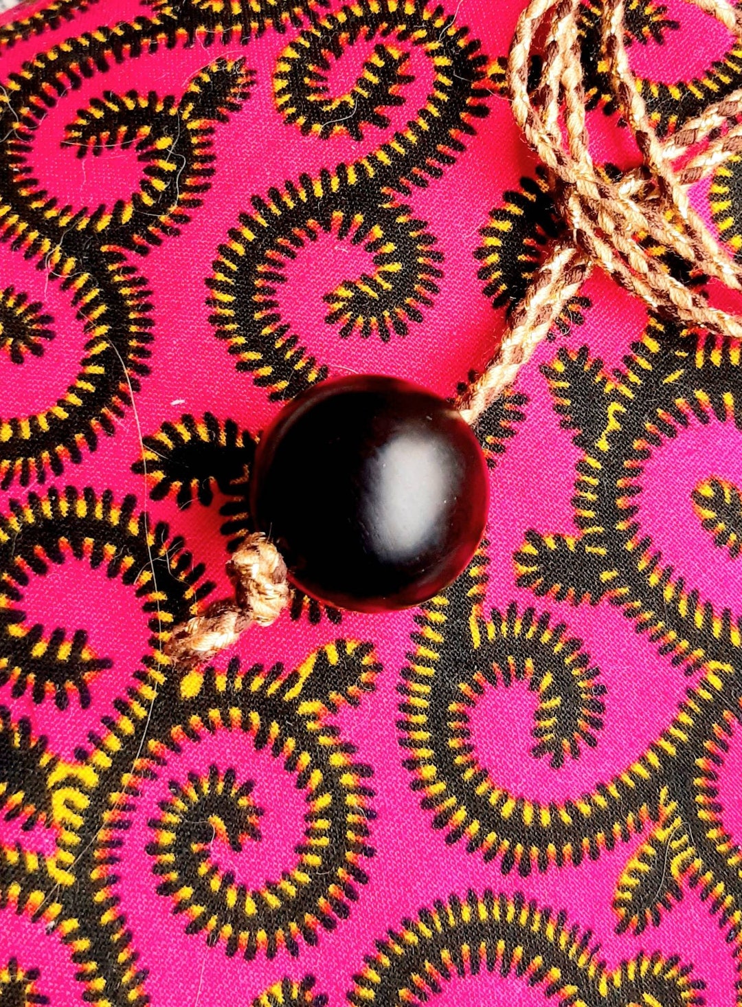 Talisman..amulet..grigri..lucky Charm..harmony Ball in Real Ebony Wood ...