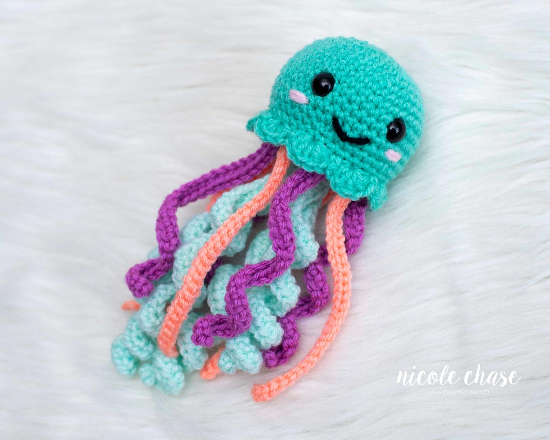 Crochet Pattern PDF Download | Crochet Jellyfish Pattern, Amigurumi ...