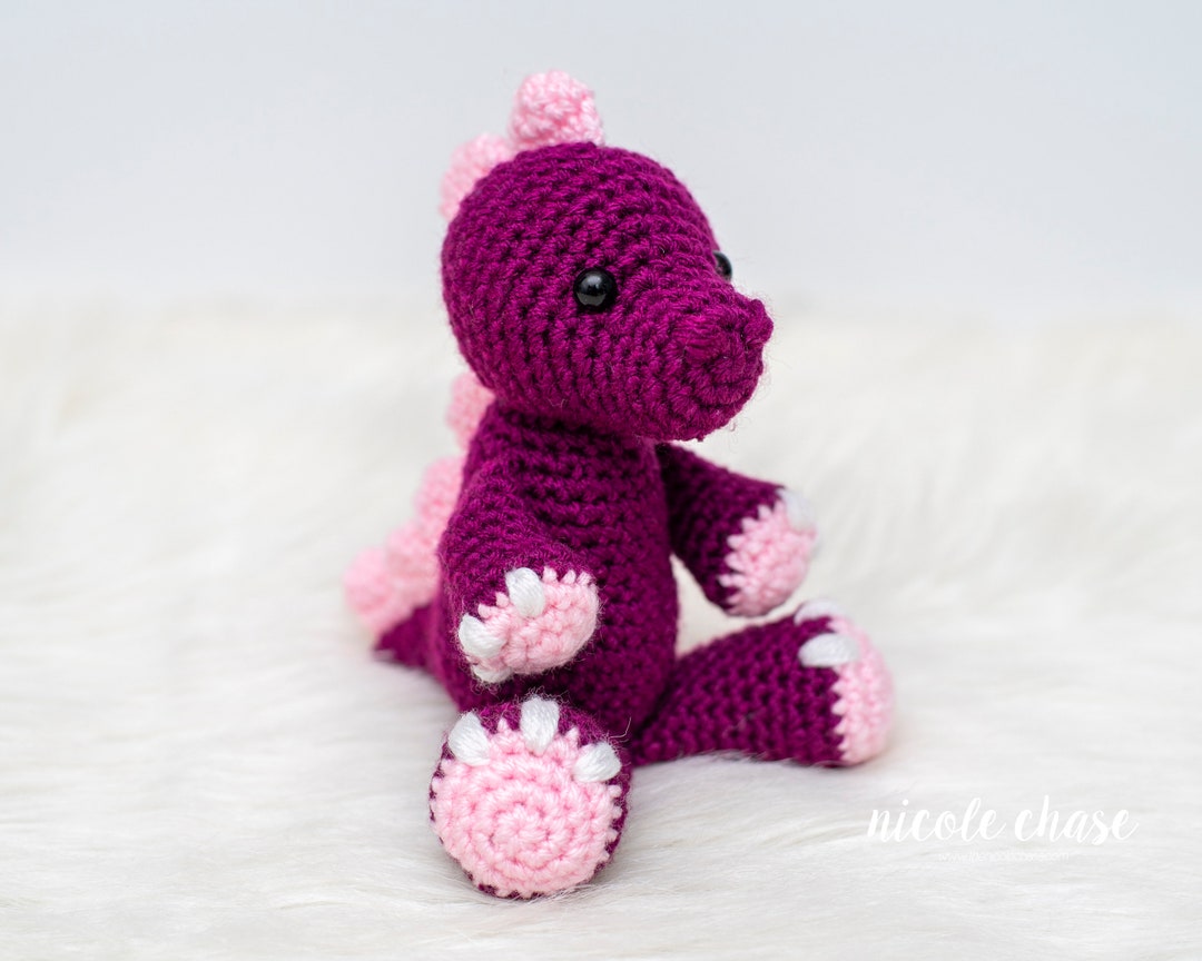 Crochet Pattern PDF Download | Small Dinosaur Crochet Pattern, Crochet ...
