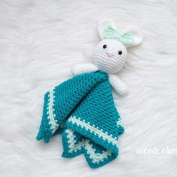 Crochet Bunny Lovey - Etsy