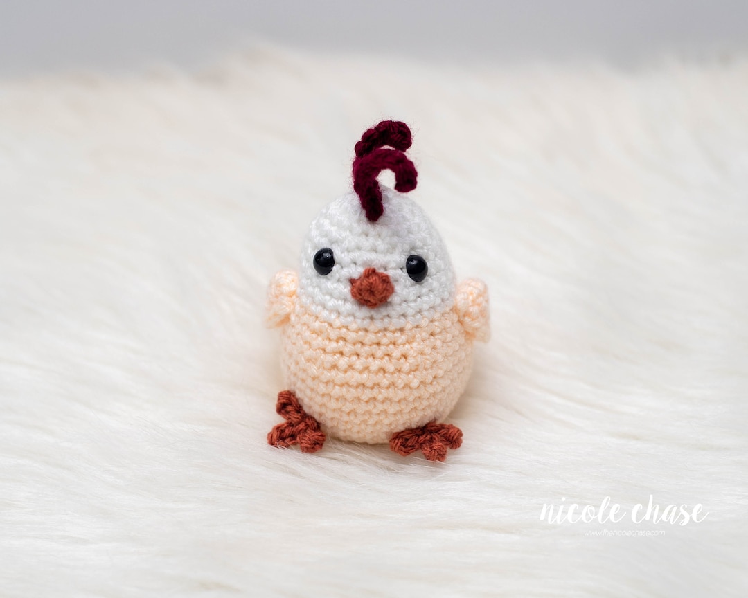 Crochet Pattern PDF Download Chicken Crochet Pattern, Small Chicken ...