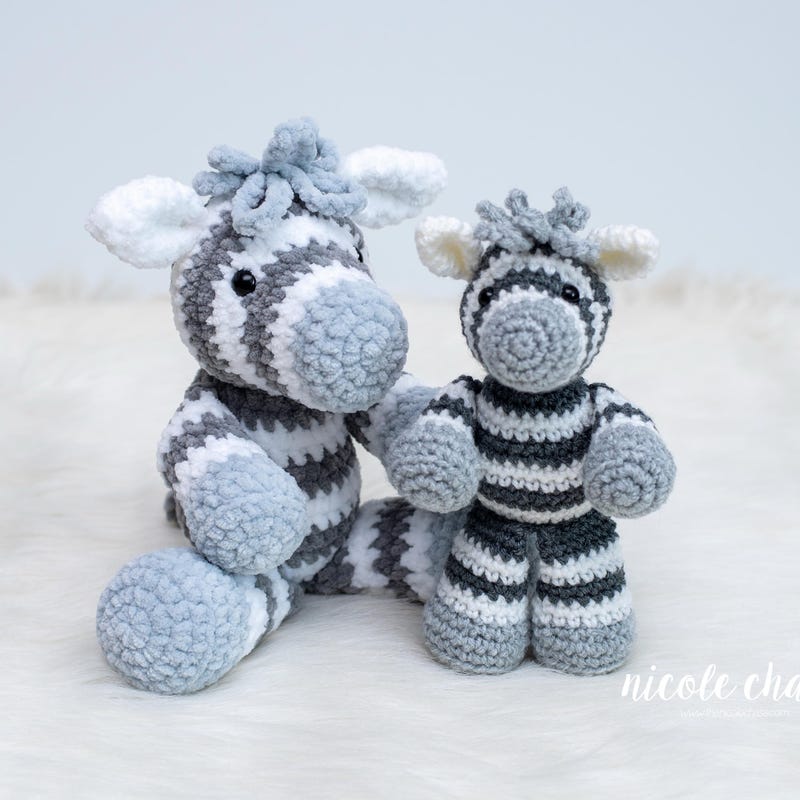 Knitted Zebra - Etsy