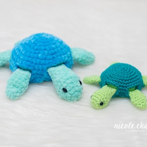Crochet Pattern PDF Download | No Sew Amigurumi Turtle, Sea Turtle ...