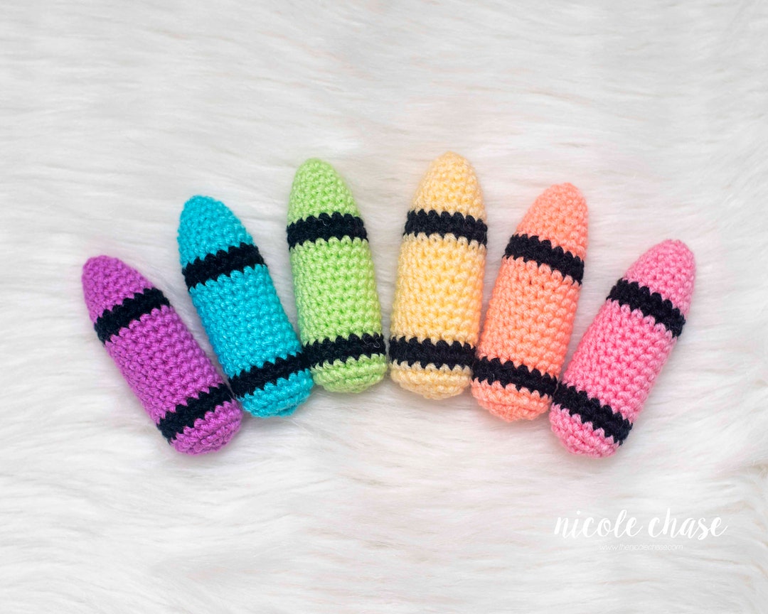 Crochet Pattern PDF Download | Small Crayons Crochet Pattern, Crayon ...