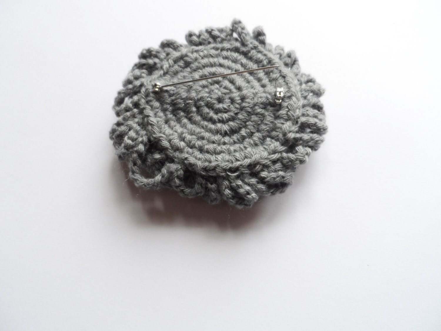 Flower Pin Brooch. Crochet Pin Flower. Wool Brooch Pin. - Etsy