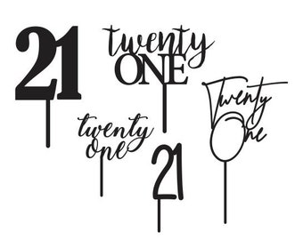 Fifty 50 Cake Topper Bundle SVG PDF FILE Glowforge, Vector, Cut File ...