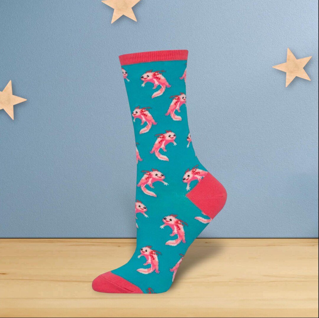 Ladies Axolotl Socks - Etsy