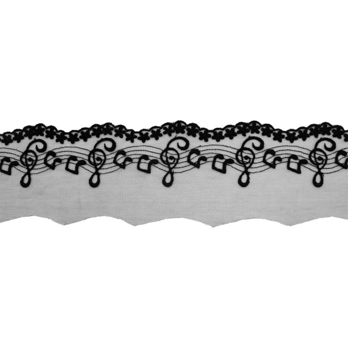 3 Yards Music Note Lace Trims 4.33 Inches Wide YL018 | Etsy