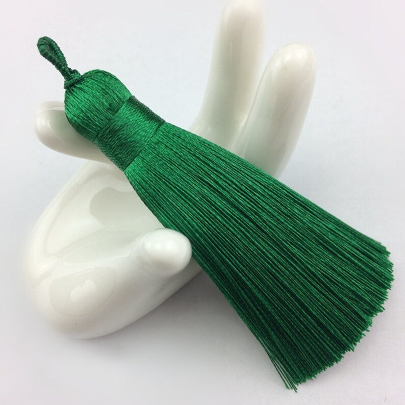 Buy 2pcs 3.74silk Thread Tassels Mala Tassel Silky Luxe Online in India ...