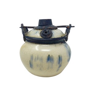 Antique Chinese bleu De Hue Porcelain Herbal Pot - Etsy