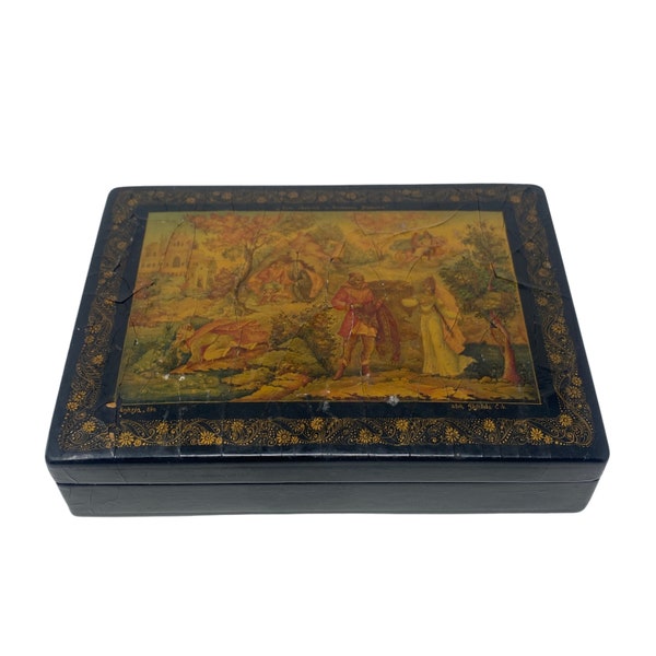 Russian Lacquer Box - Etsy