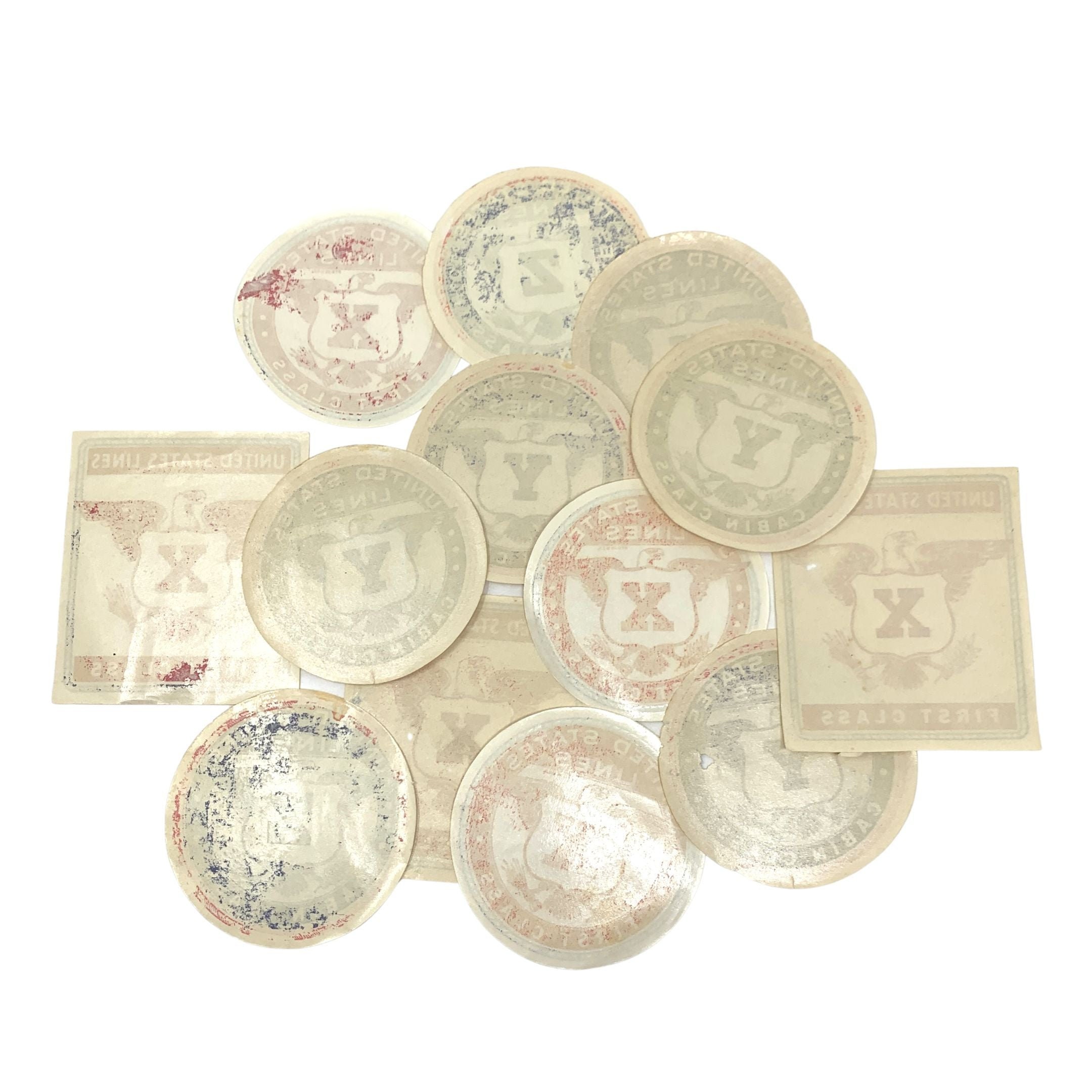 SS United States Luggage Tags/ Labels set of 15 - Etsy