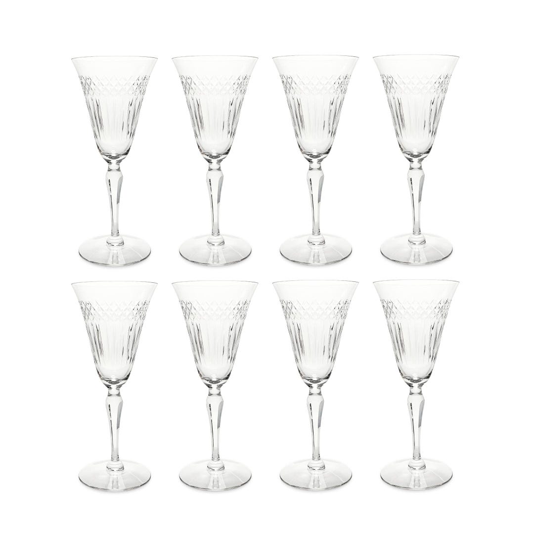 Seneca Crystal 190-19 Water Goblets 8 - Etsy