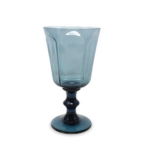 Lenox antique Dark Blue Water Goblets 4 - Etsy