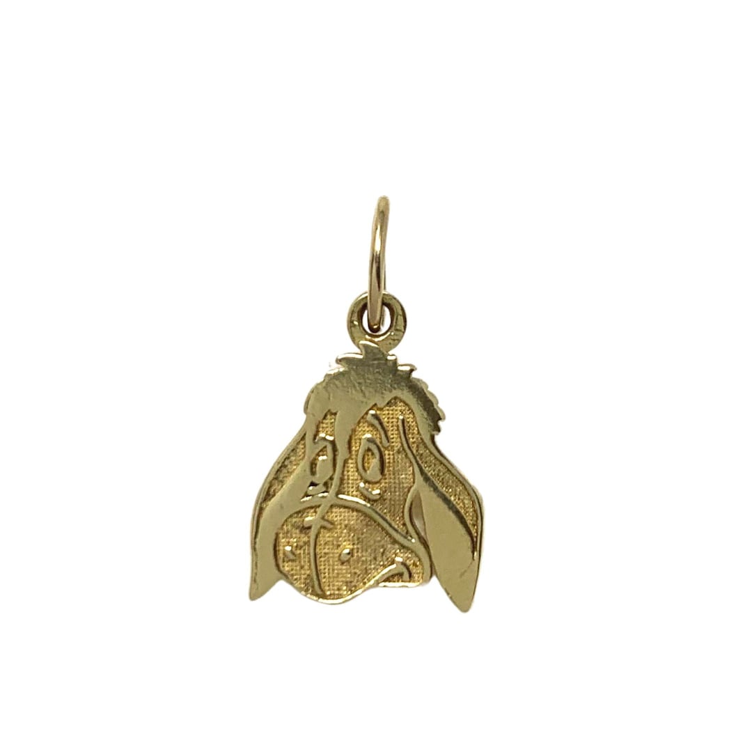 Official Disney 14K Gold Eeyore Charm Pendant - Etsy