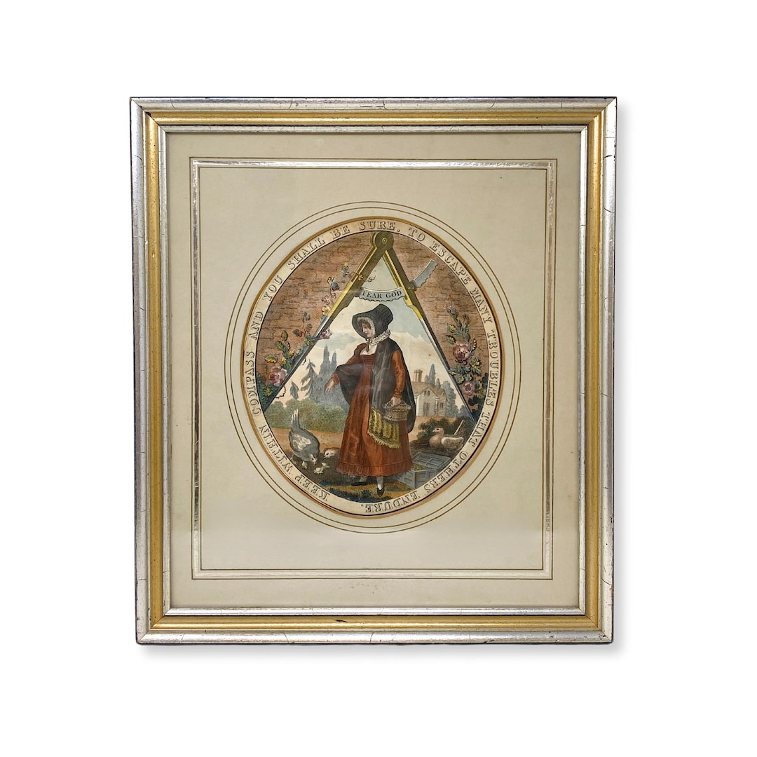 Keep Within Compass by William Darton Hand Colored Etching, Ca. 1820 - Etsy