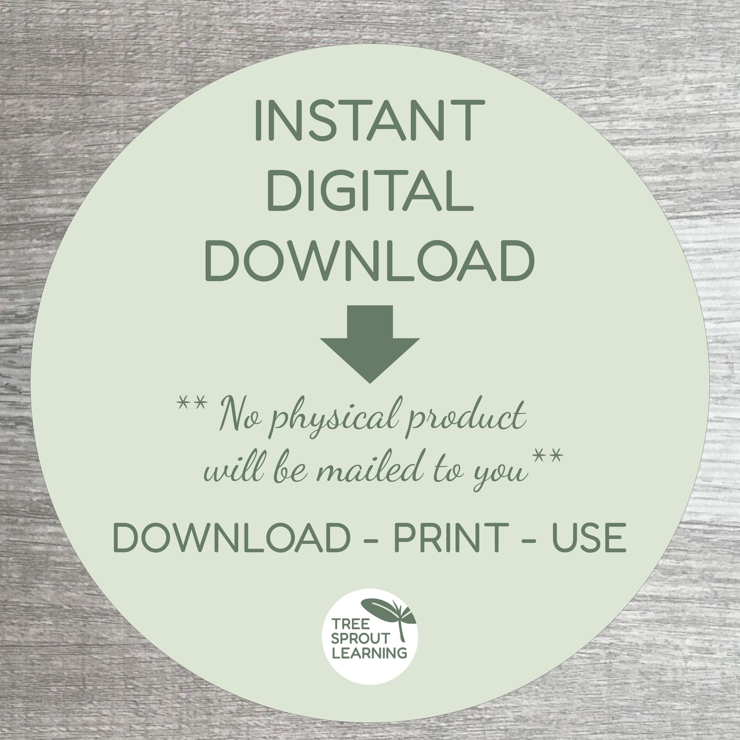 10 Printable Educational Posters - Nature Series - Full Color and ...