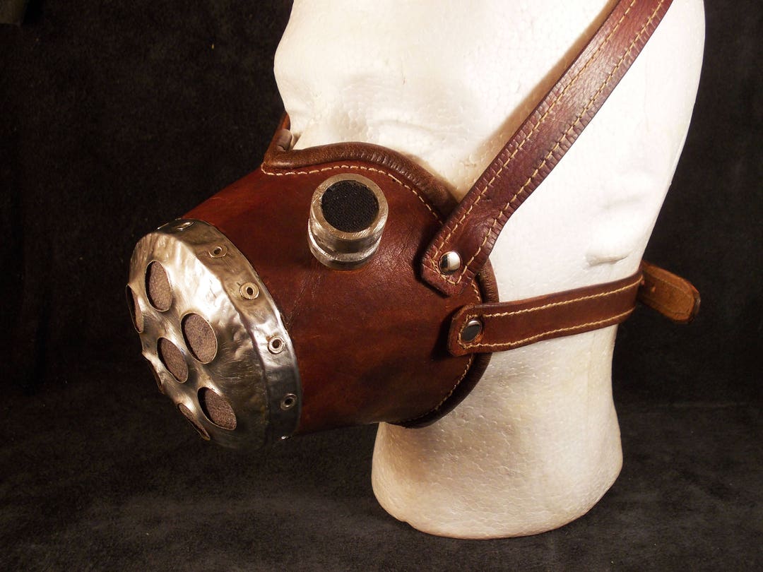 Handmade Genuine Leather Apocalypse Mask Steampunk, Halloween, Comics ...