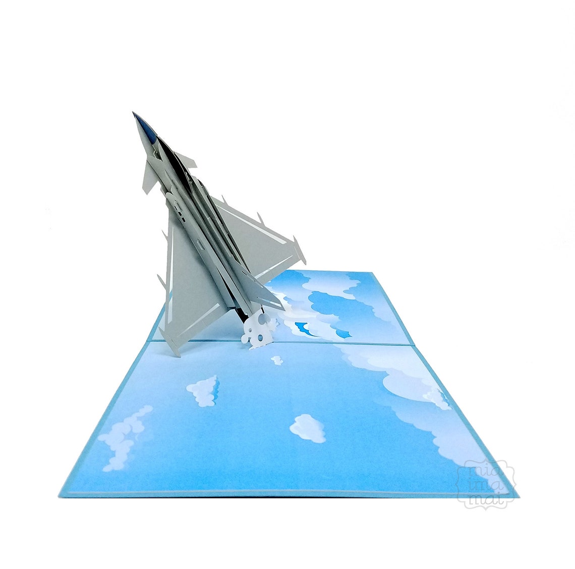Fighter jet 3D pop up card birthday navy air force pilot | Etsy