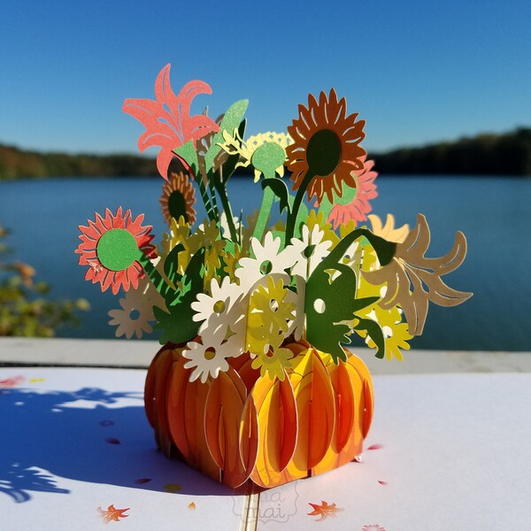 Fall Pop up Card Svg - Etsy