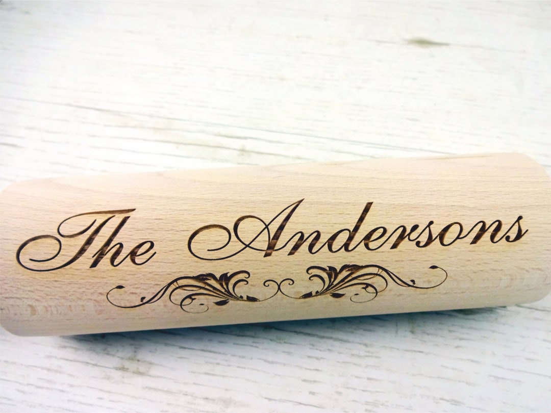 Personalized Decorative Rolling Pin. Laser Engraved - Etsy