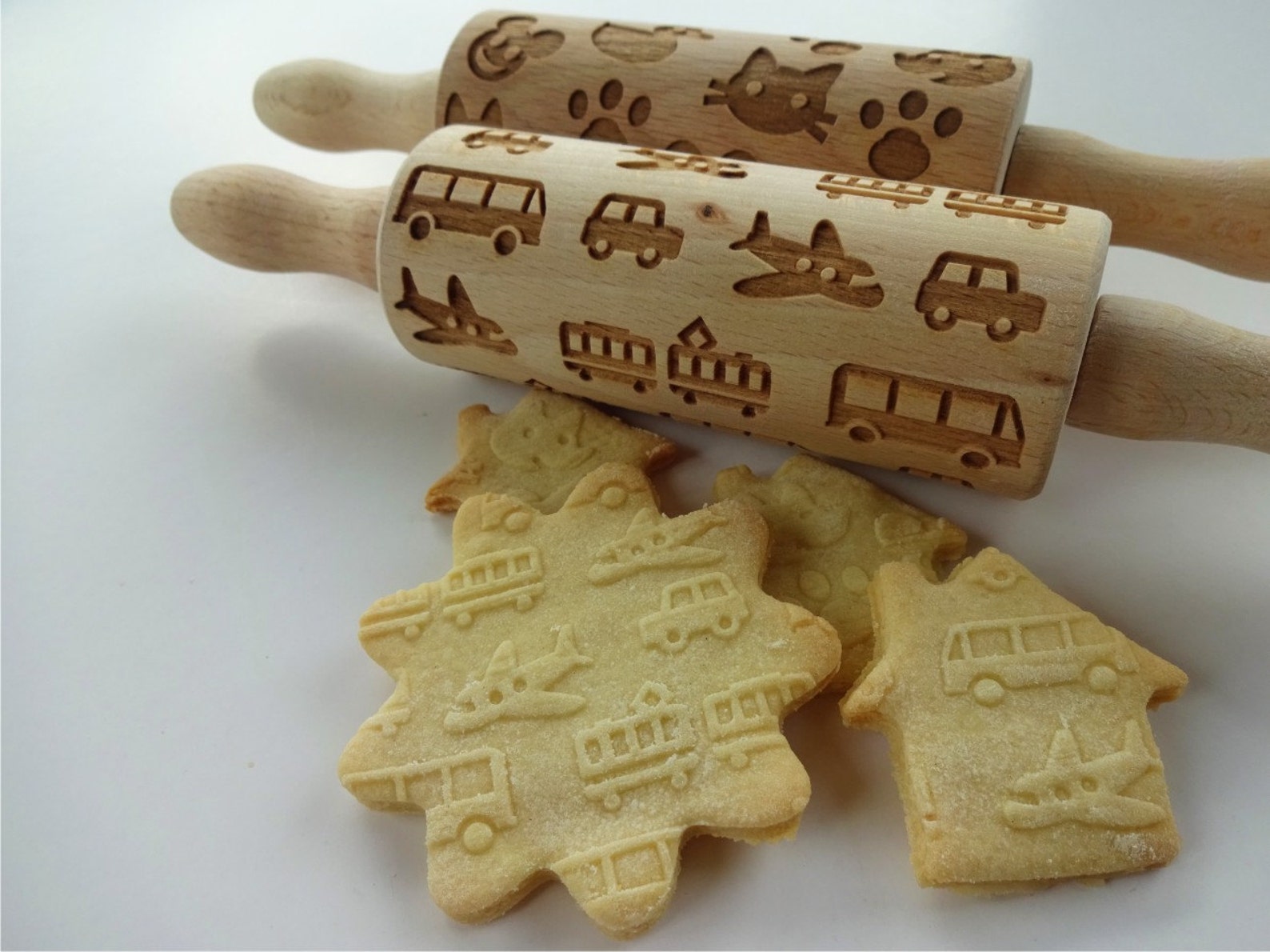 3 KIDS Rolling Pin SET 1 of Them Personalized Rolling Pin. - Etsy