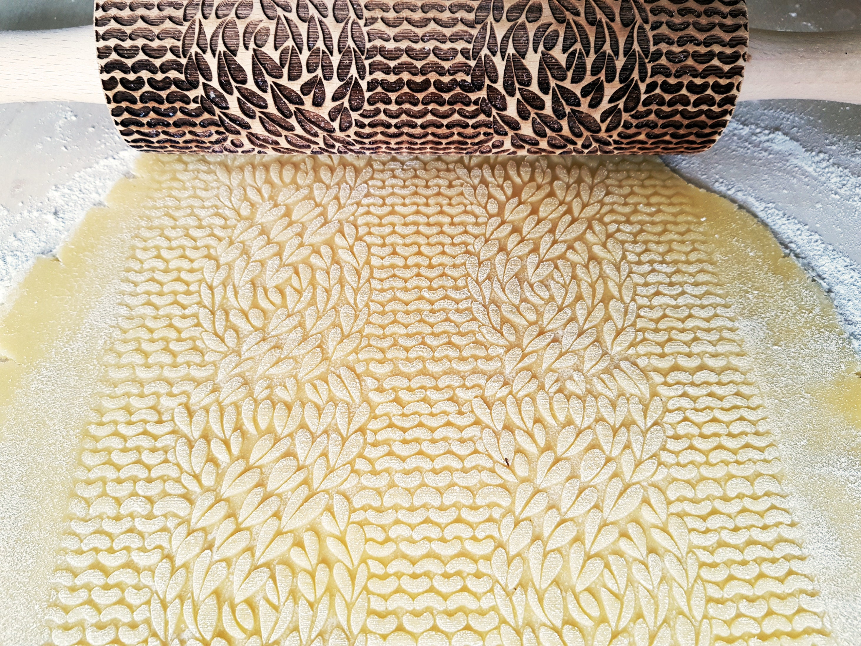 Embossing Rolling Pin CABLE KNIT. Laser Engraved Embossed - Etsy