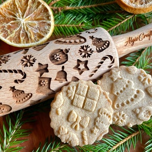 CHRISTMAS 3 KIDS Rolling Pin SET. Christmas Tree. Snowflake. Winter ...
