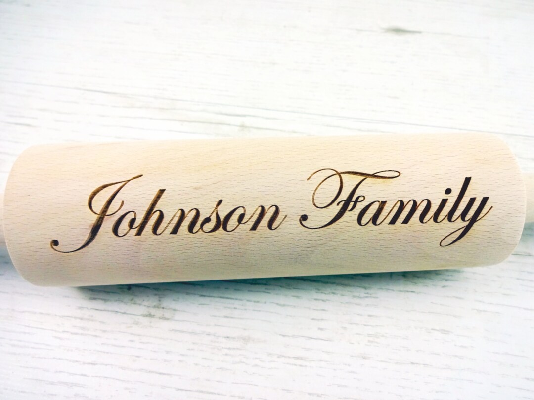 Personalized Decorative Rolling Pin. Laser Engraved - Etsy