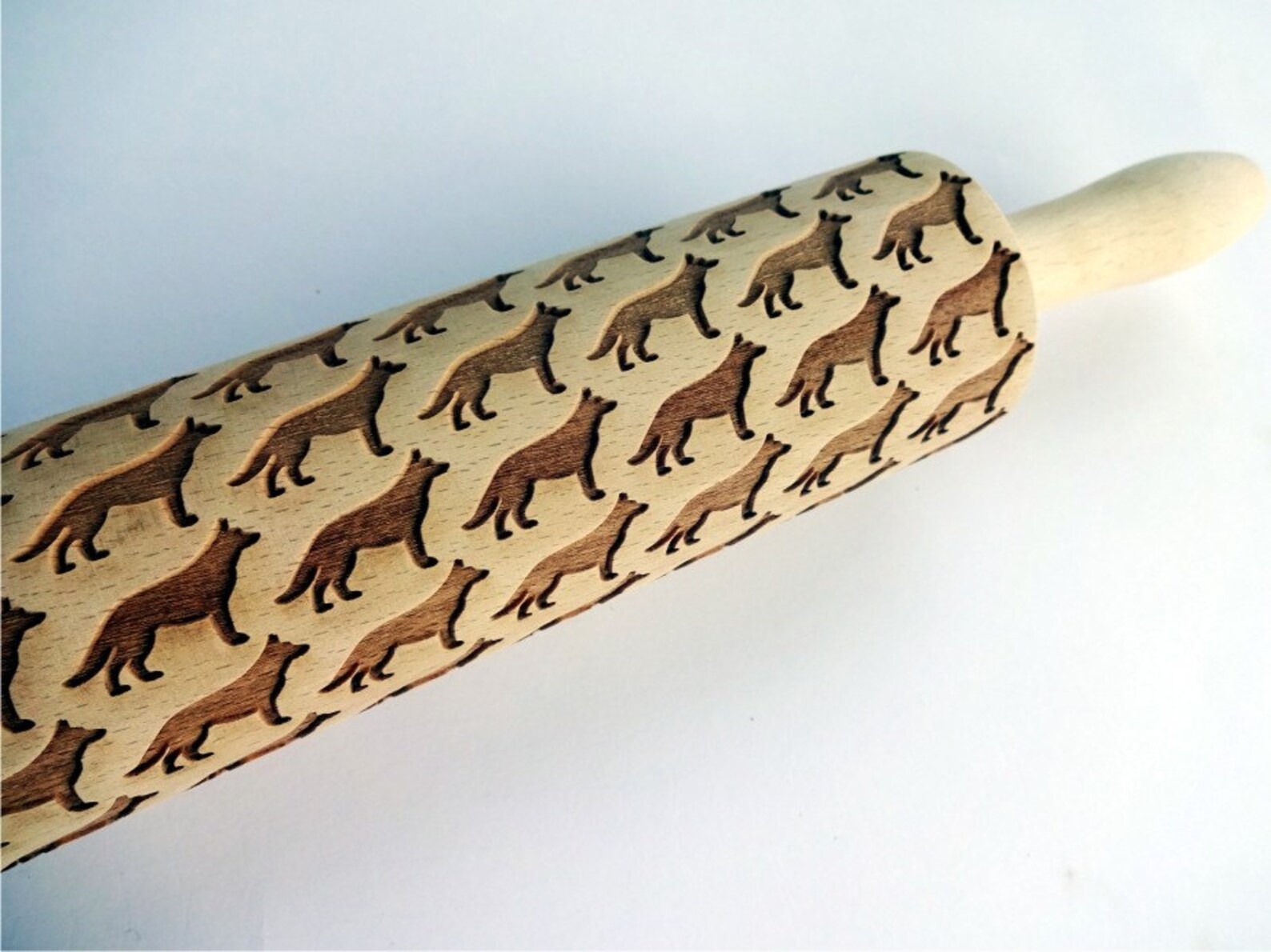 German Shepherd Pattern Embossing Rolling Pin. German Shepherd Dog ...