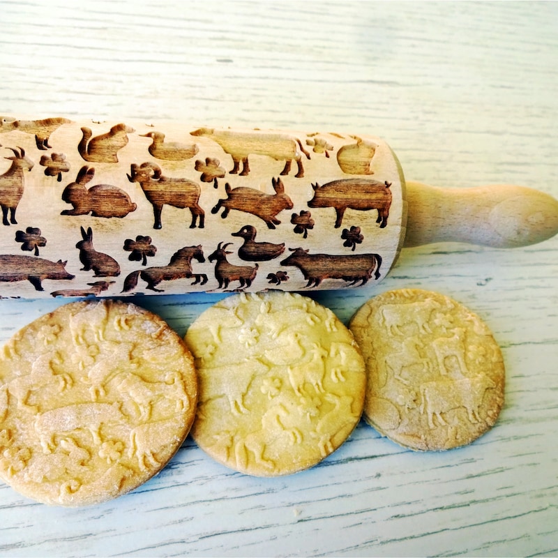 Embossed Rolling Pin - Etsy