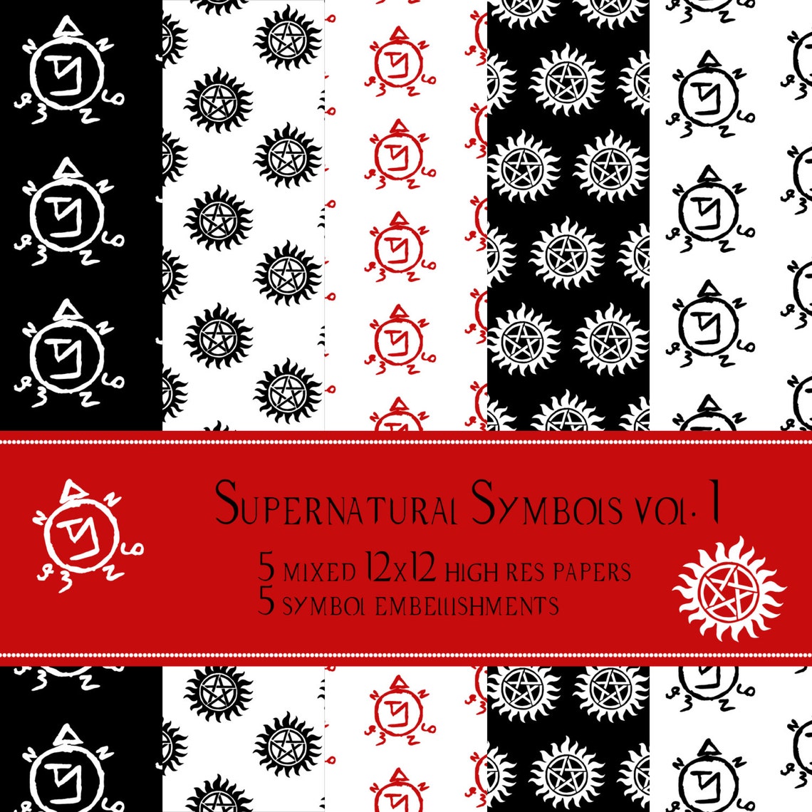Supernatural Scrapbook Pages Vol. 1 - Etsy