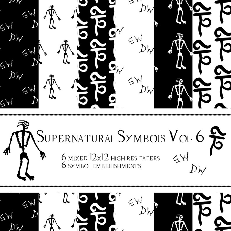 Supernatural Scrapbook Pages Vol. 6 - Etsy